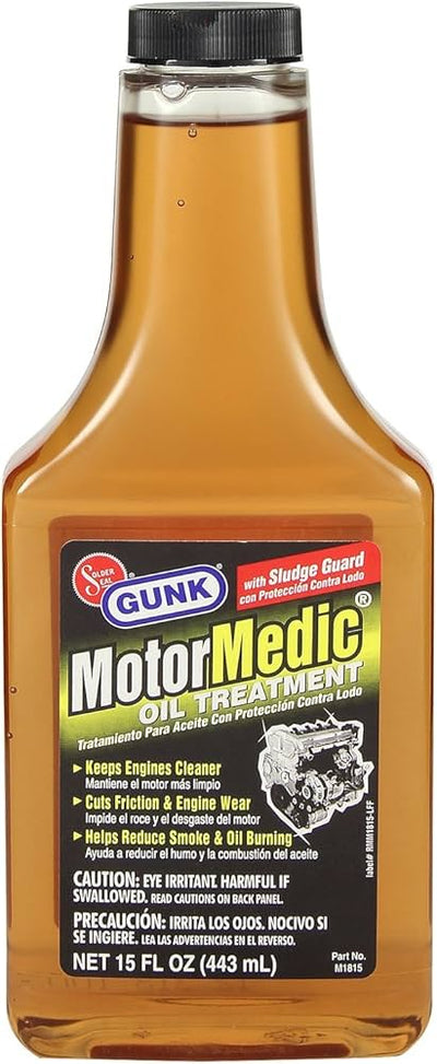 Gunk Premium Oil Treatment with Sludge Guard & Stop Leak